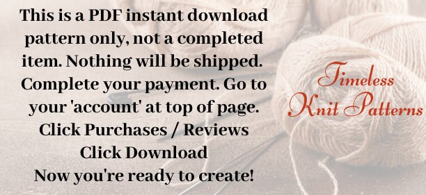 How-to Knit Darts PDF Digital DOWNLOAD Instruction Knitting - Etsy