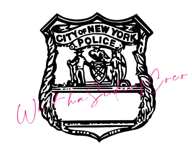 NYPD Shield SVG - Etsy