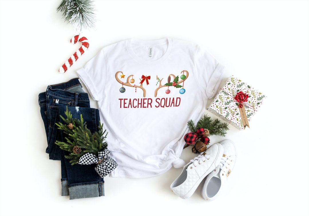 Teacher Squad SVG, Holiday Teacher Shirt, Teacher Squad Shirts SVG/PNG ...