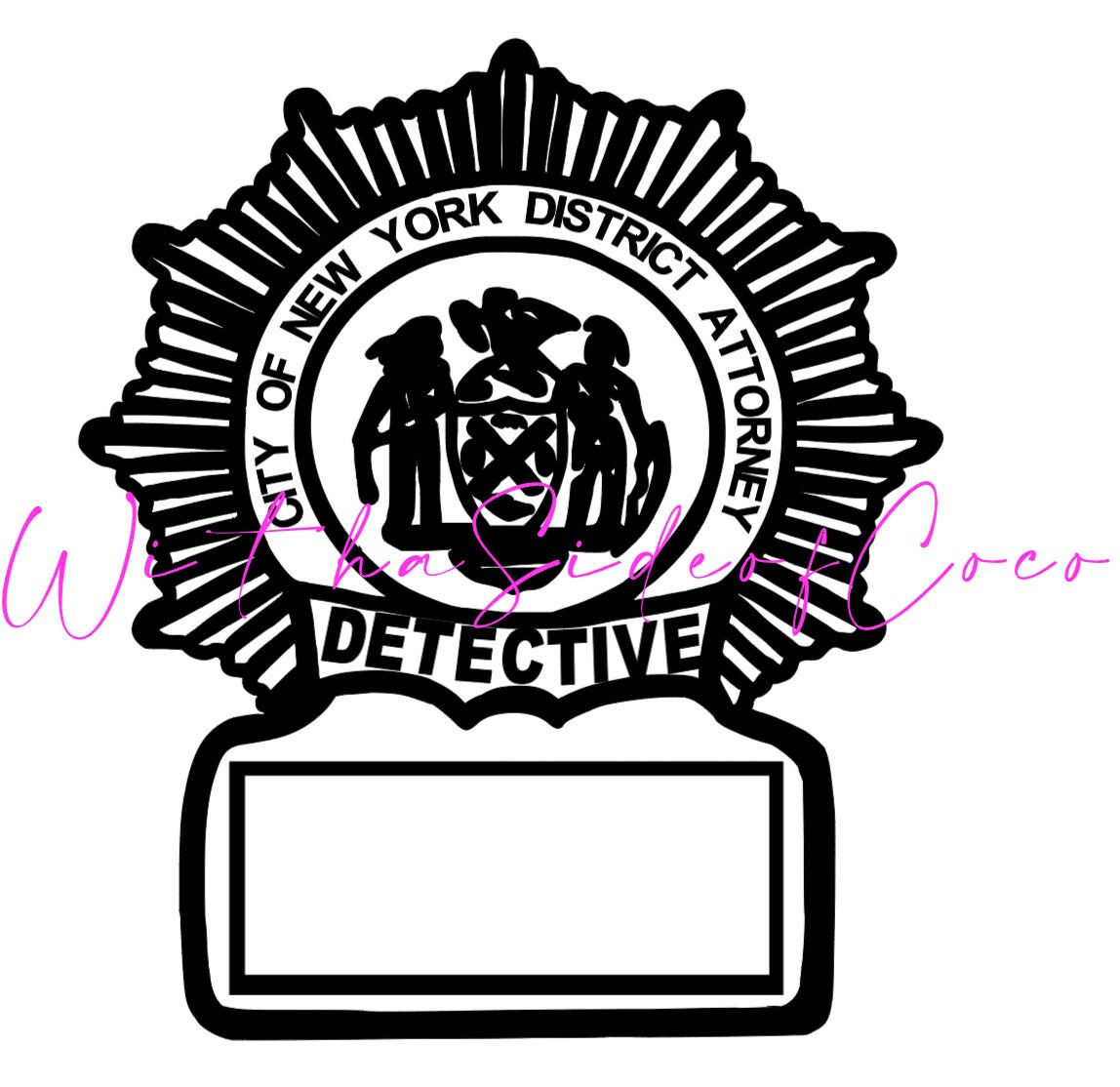 City of New York District Attorney Shield - Etsy