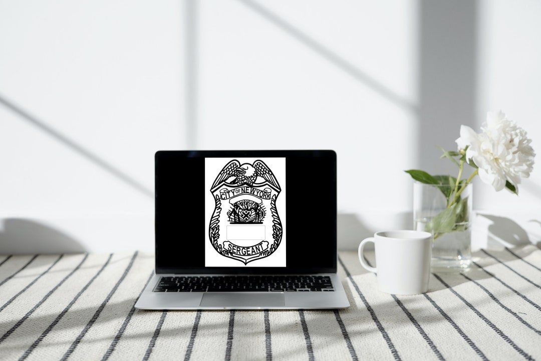 NYPD Sergeant Shield SVG, NYPD Sergeant Badge - Etsy