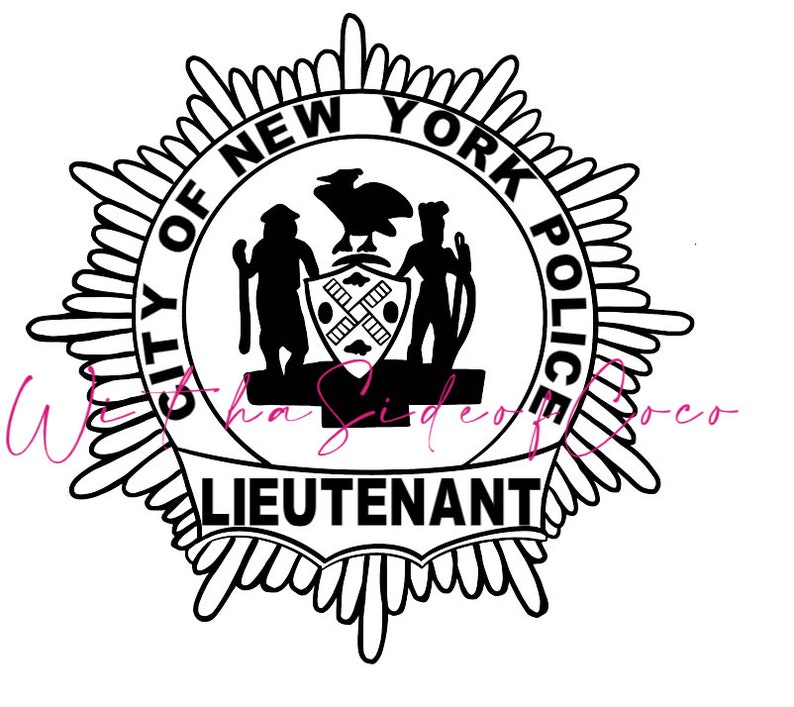 NYPD Lieutenant SVG - Etsy