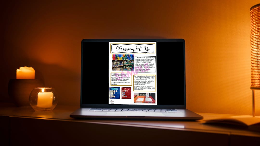 Teacher Portfolio, Teaching Portfolio, Digital or PDF - Etsy