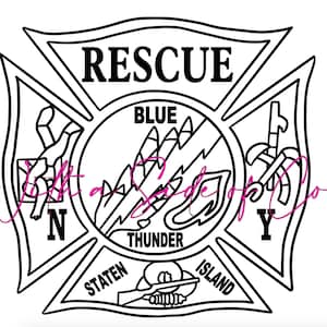 FDNY Rescue SVG - Etsy