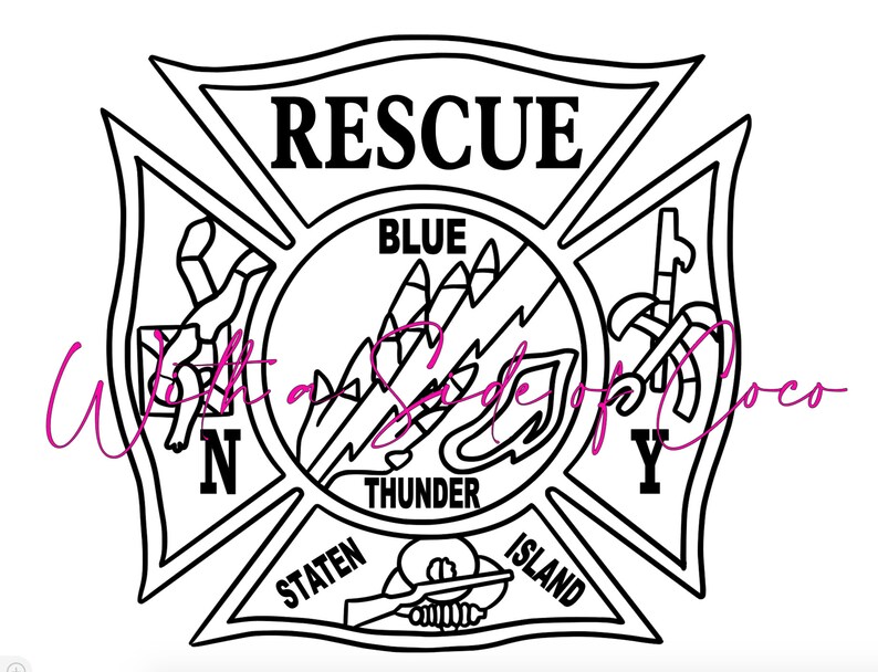 FDNY Rescue SVG - Etsy