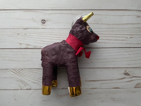Mini Piñata Mexican Burro Bull Toro Party Favor Decoration by Viva ...