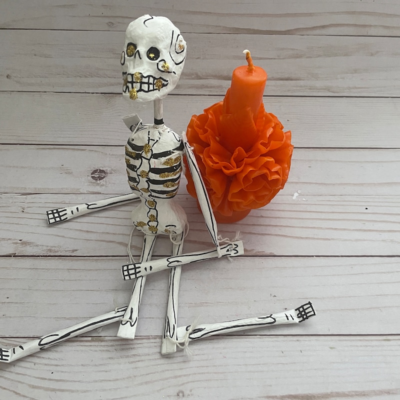 Skeletons Paper Mache - Etsy UK