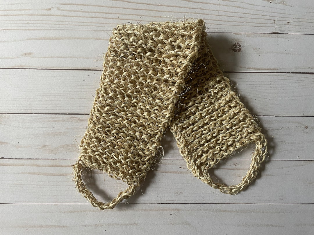 One Piece Natural Mexican Loofah Heart Shaped Ayate Ixtle Scrubber - Etsy