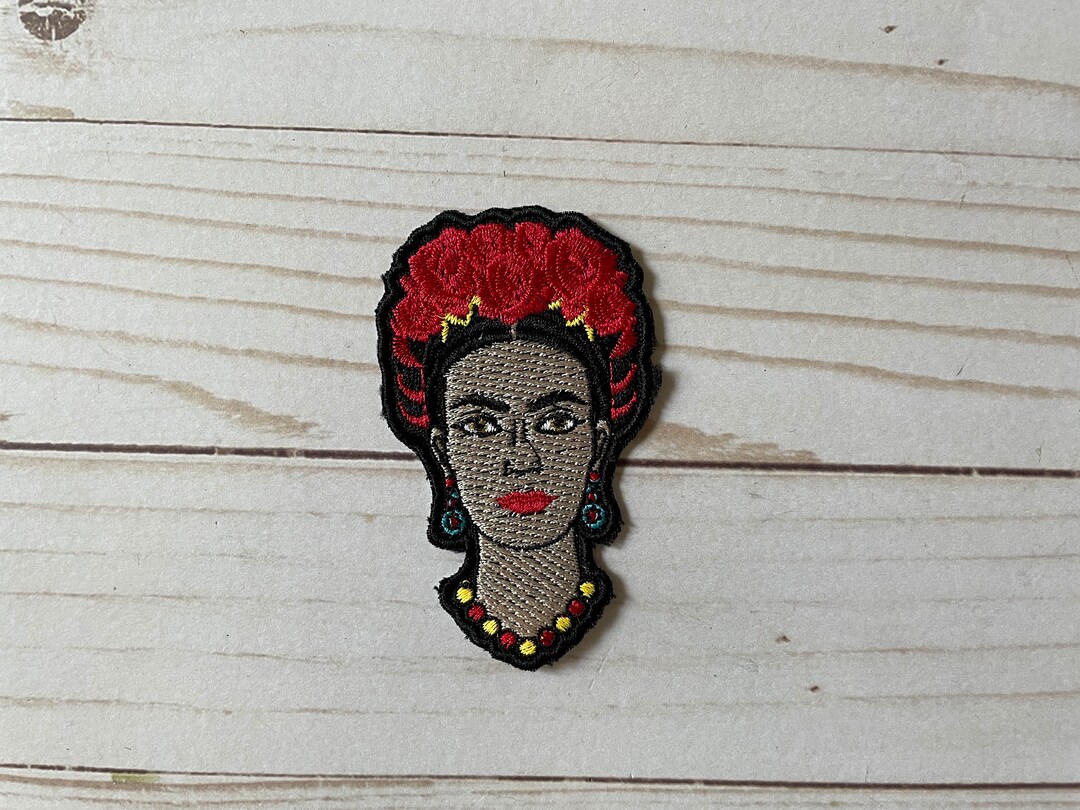 Mexican Frida Embroidered Oval Patch Kahlo Iron On - Etsy