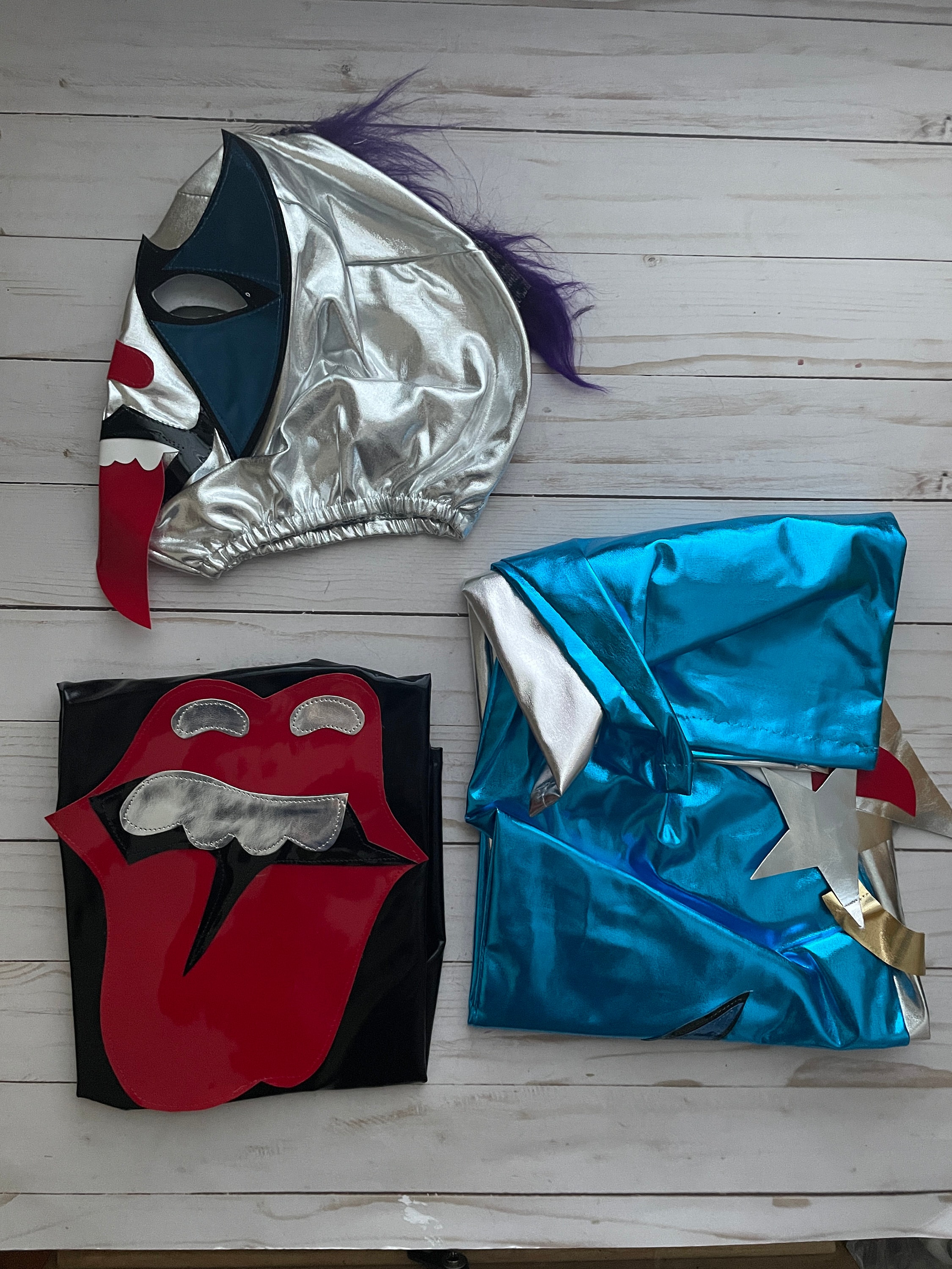 Psycho Clown Complete Full Costume Kids Luchador Costume - Etsy