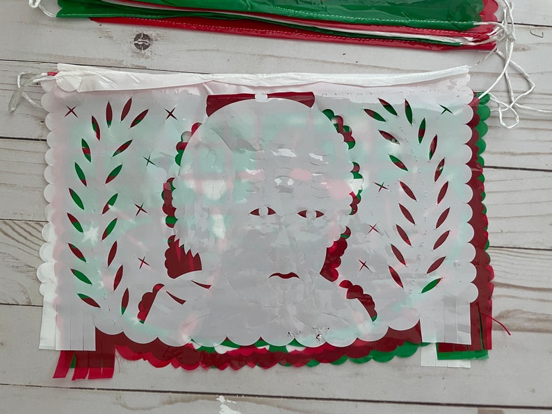 Papel Picado Mexico Independence Day Colors Them Mexican - Etsy