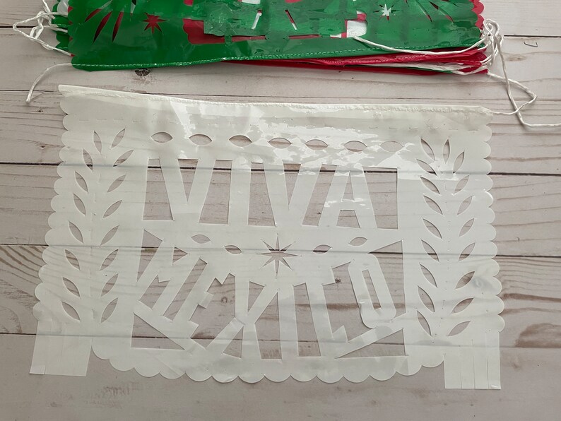 Papel Picado Mexico Independence Day Colors Them Mexican - Etsy