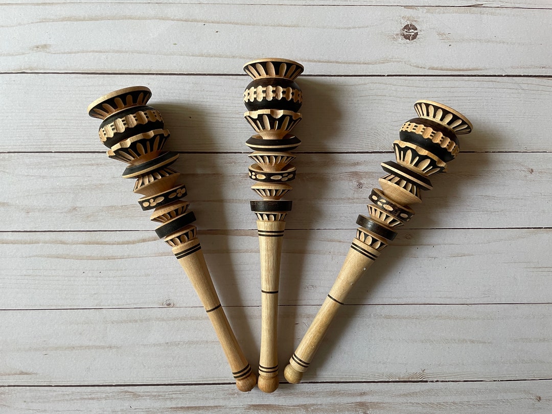 Medium Size Mexican Wooden Molinillo Grinder Cooking Utensils Hot ...