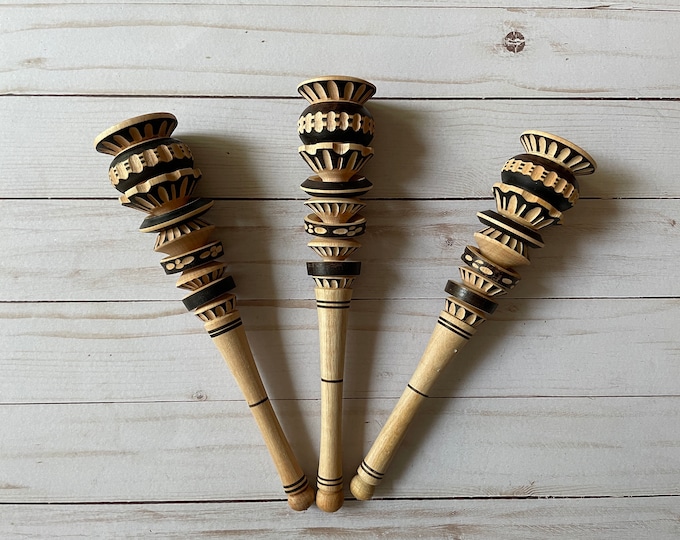Medium Size Mexican Wooden Molinillo Grinder Cooking Utensils Hot ...