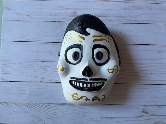 Coco Inspired Disney Halloween Costume Mask Latex Dia de Muertos Day of ...