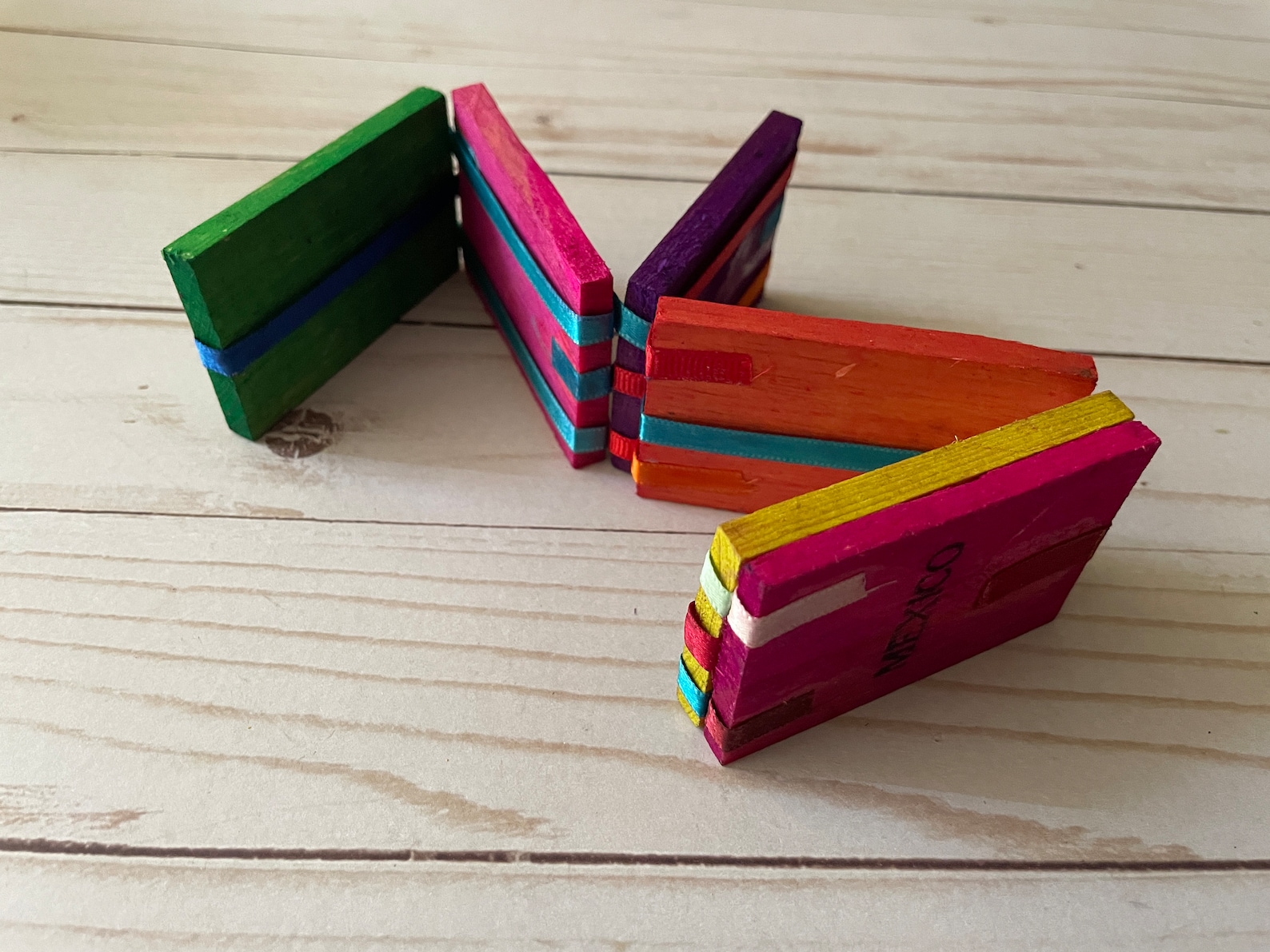 Mexican Jacobs Ladder Wooden Toy Classic Traditional Wooden - Etsy