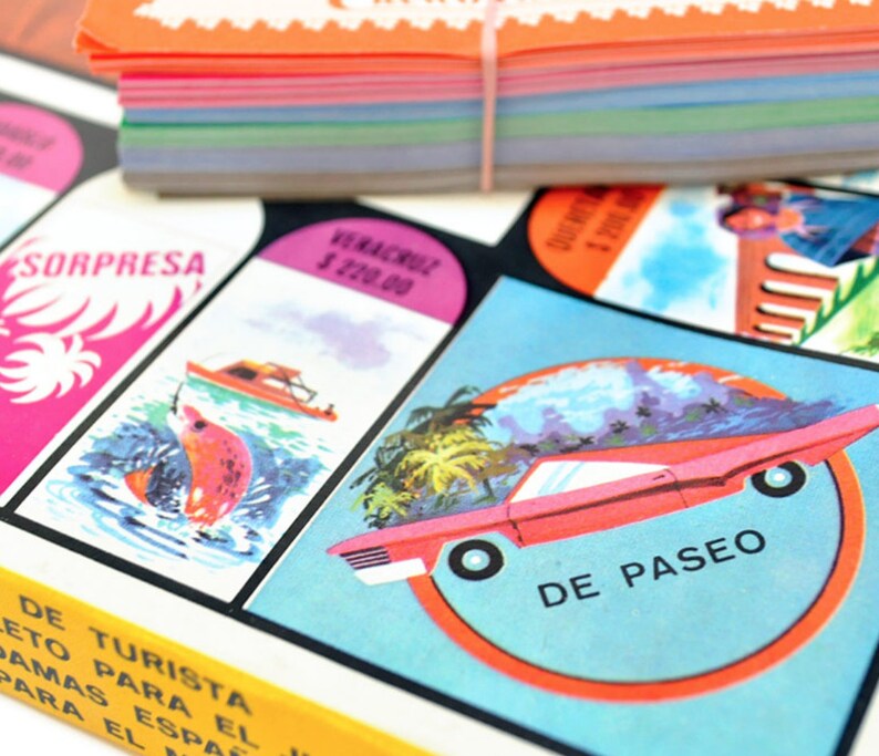 Mexican Monopoly Turista Mexicano Spanish Board Game Loteria - Etsy