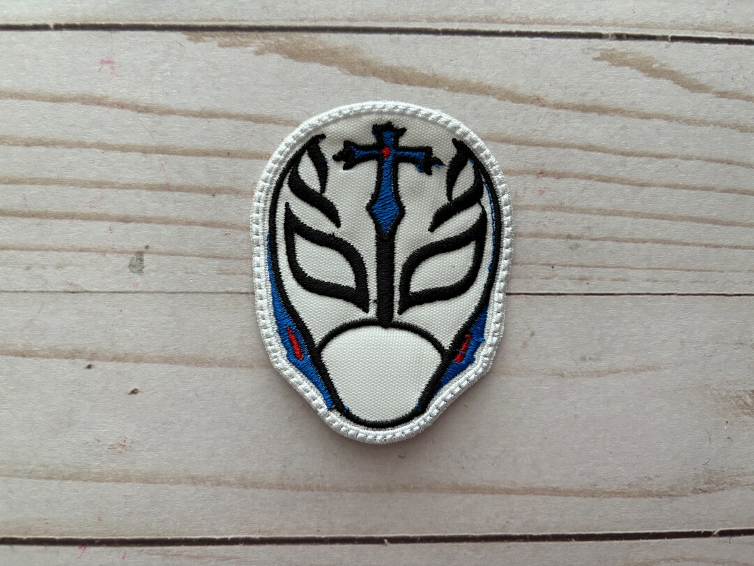Mexican Luchador Patch Electric Blue Lucha Libre Wrestling - Etsy