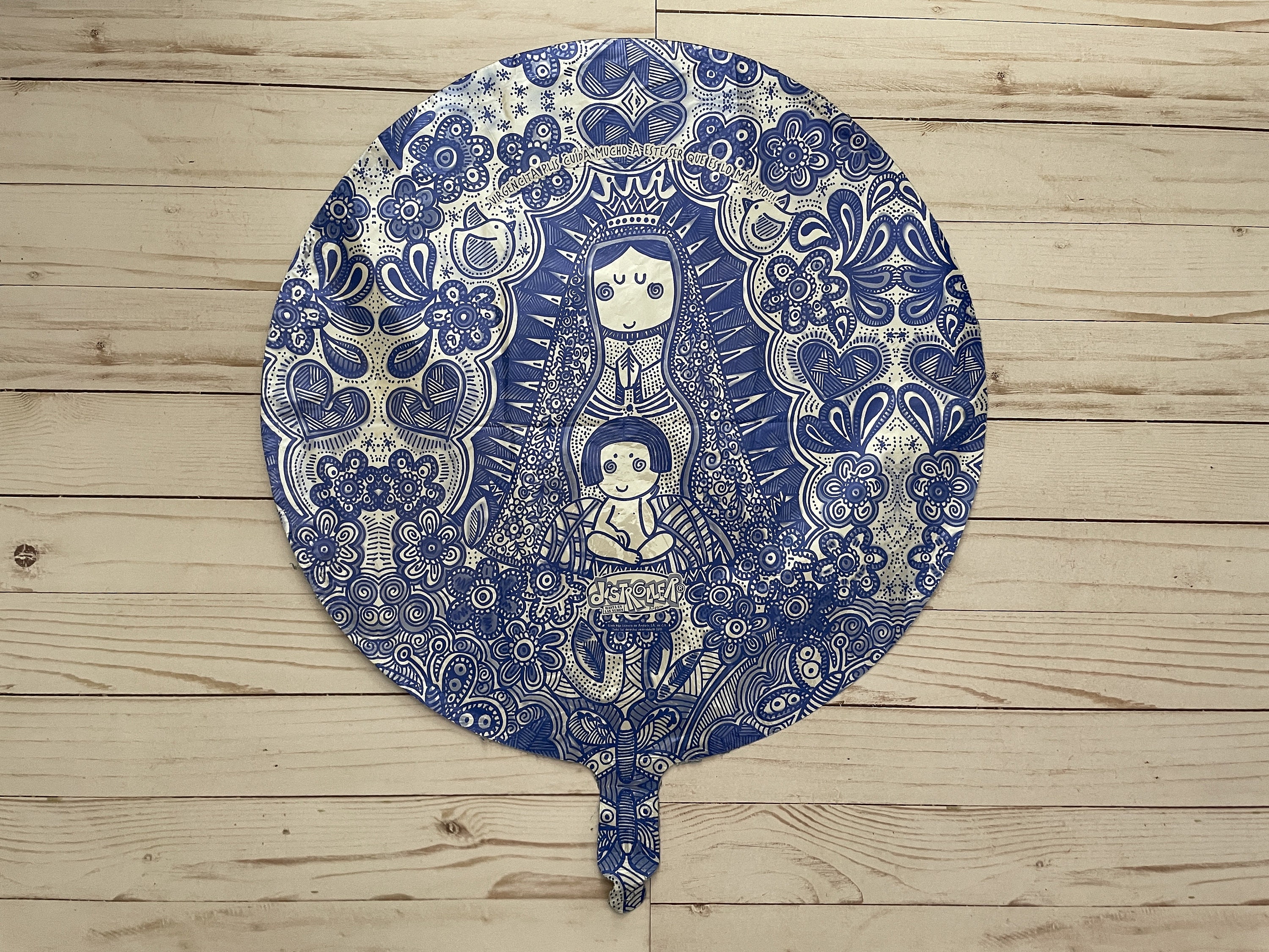 Feliz Cumpleaños New Baby Balloon Distroller Virgensita - Etsy