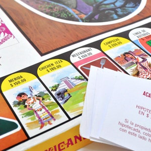 Mexican Monopoly Turista Mexicano Spanish Board Game Loteria - Etsy