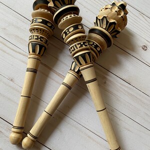 Large Size Mexican Wooden Molinillo Grinder Cooking Utensils Hot ...