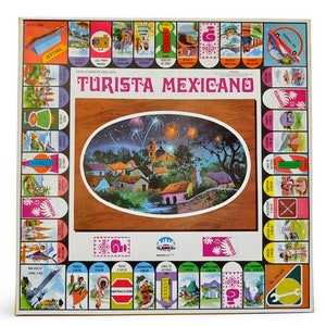 Mexican Monopoly Turista Mexicano Spanish Board Game Loteria - Etsy