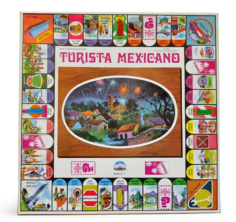Mexican Monopoly Turista Mexicano Spanish Board Game Loteria - Etsy