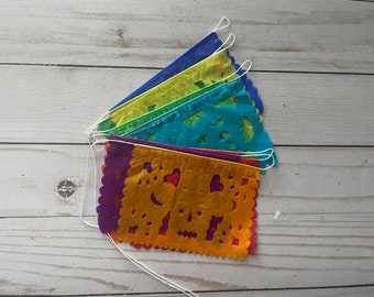 Mini Paper Papel Picado - Day of the Dead Banner - Etsy