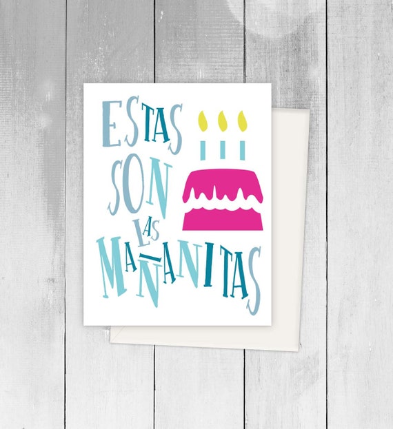 Spanish Greeting Cards Birthday Cumpleaños Bilingual Tarjeta de Cumple ...