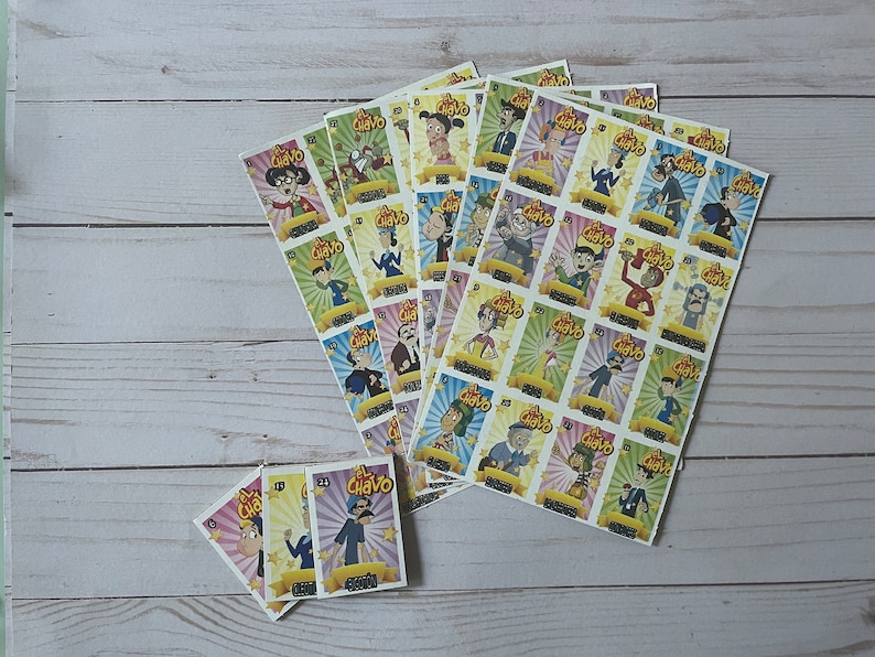 El Chavo Del Ocho Chespirito Loteria Mexicana Birthday Goody Bags Items ...