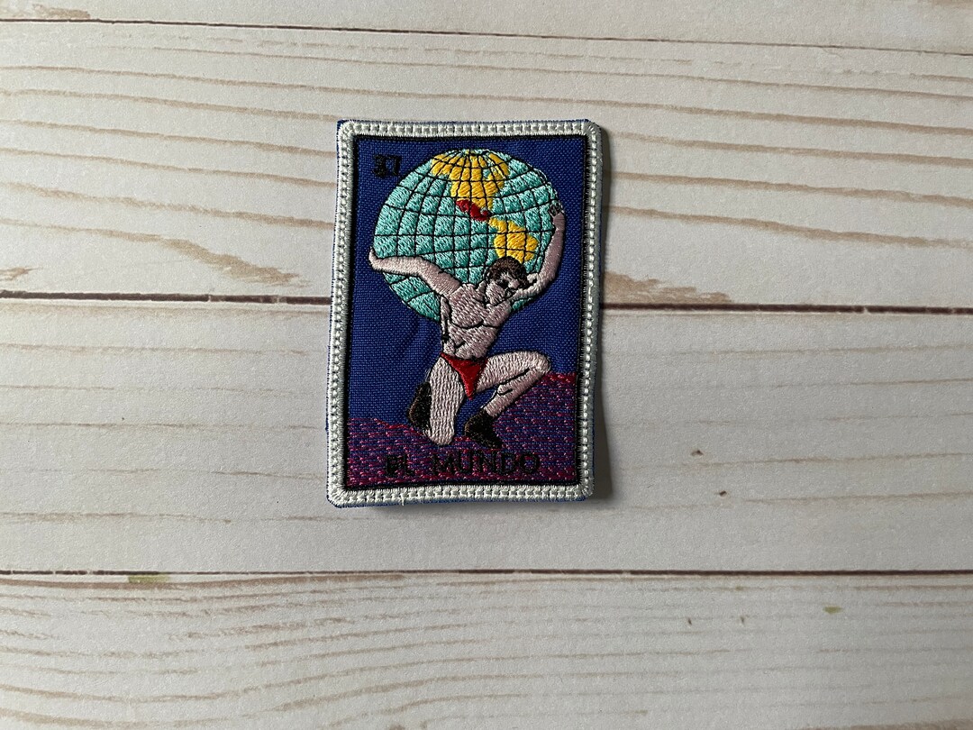 El Mundo Loteria Embroidered Patch Iron On - Etsy