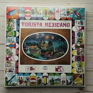 Mexican Monopoly Turista Mexicano Spanish Board Game Loteria - Etsy