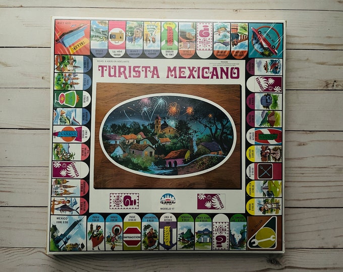 Mexican Monopoly Turista Mexicano Spanish Board Game Loteria Juego De ...