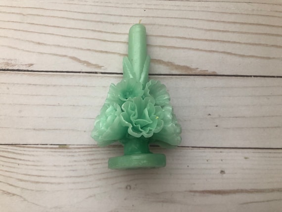 Day of the Dead Marigold Mint Mini Mexican Artisan Candle Vela by Viva ...