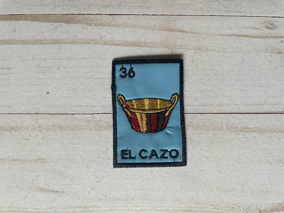 El Cazo Loteria Embroidered Patch Sew On - Etsy