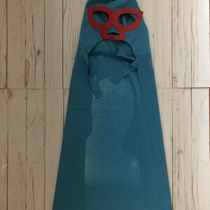 Nacho Libre Costume Cape With Mask Kids, Luchador Costume, Mexican ...
