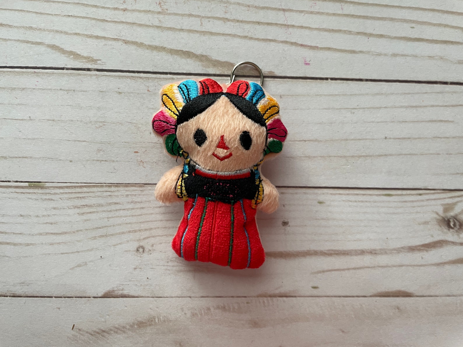 Mexican Plush Keychain Dolls Frida Luchador El Santo Blue - Etsy