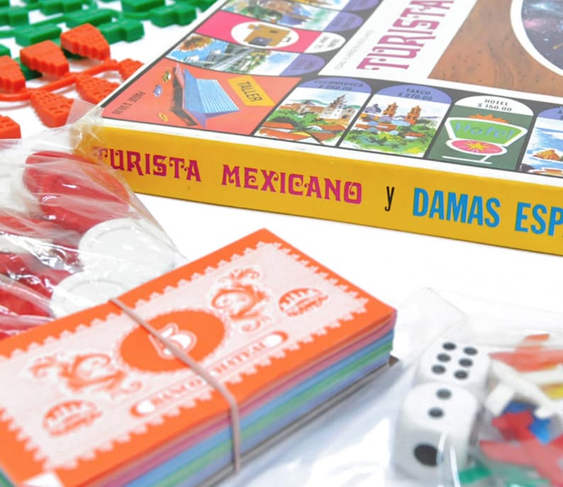 Mexican Monopoly Turista Mexicano Spanish Board Game Loteria - Etsy