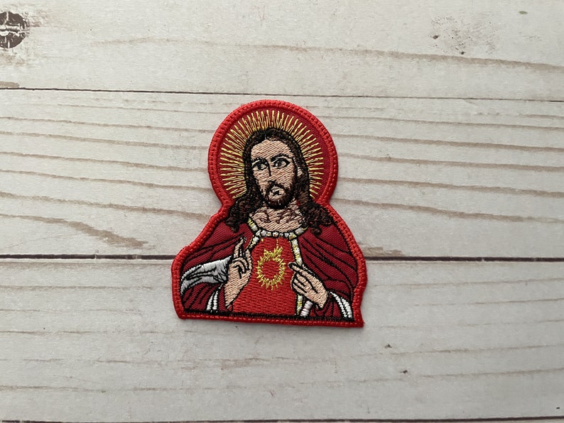Mexican Jesus Religious Mexico Sew on Patch - Etsy