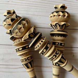 Large Size Mexican Wooden Molinillo Grinder Cooking Utensils Hot ...