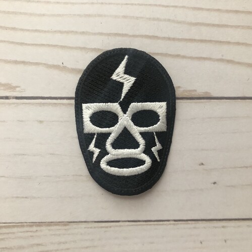 Mexican Luchador Patch Blue Demon Lucha Libre Wrestling - Etsy