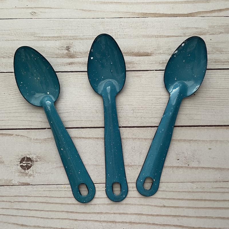 Enamel Spoons - Etsy