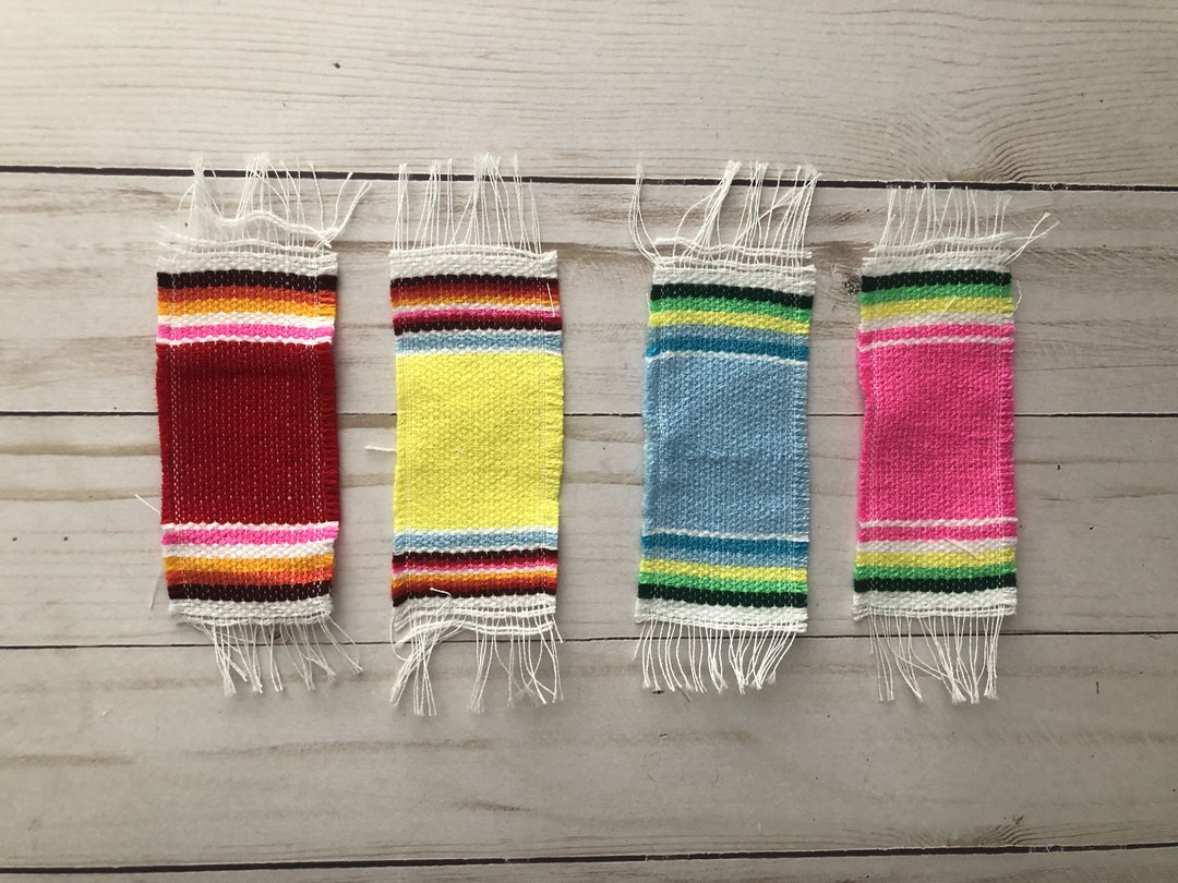 Pack of 6 Small Single Mini Mexican Sarape Party Favor Serape Fabric - Etsy