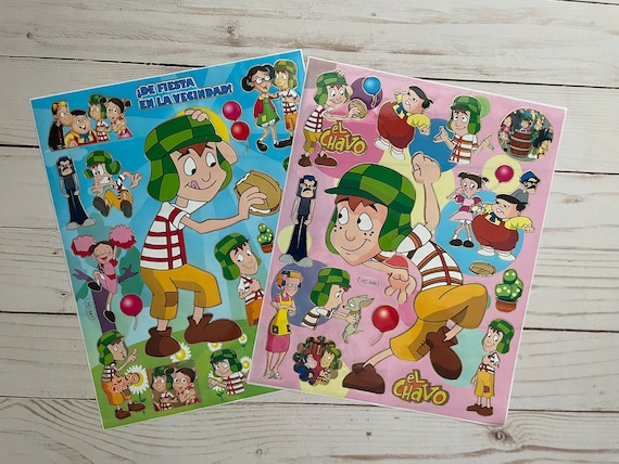 El Chavo Del Ocho Party Bags Favors Stickers Chespirito - Etsy