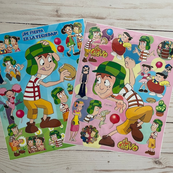 El Chavo Stickers - Etsy