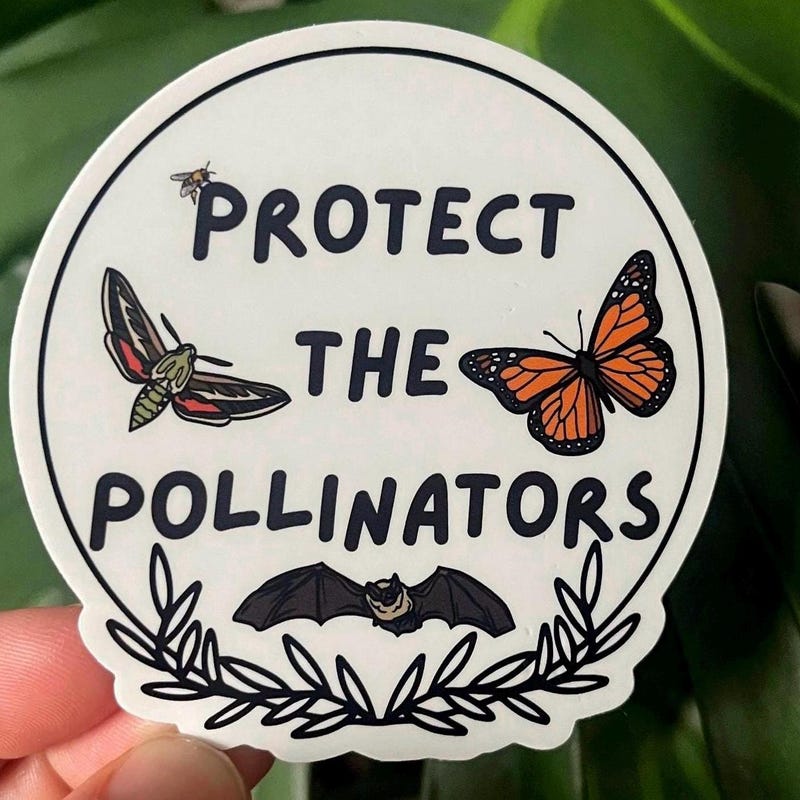 Pollinator Sticker - Etsy