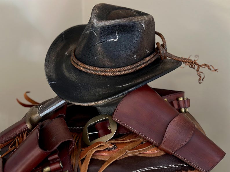 RDR2 Inspired Arthur Morgan Replica Outlaw Hat - Etsy Australia