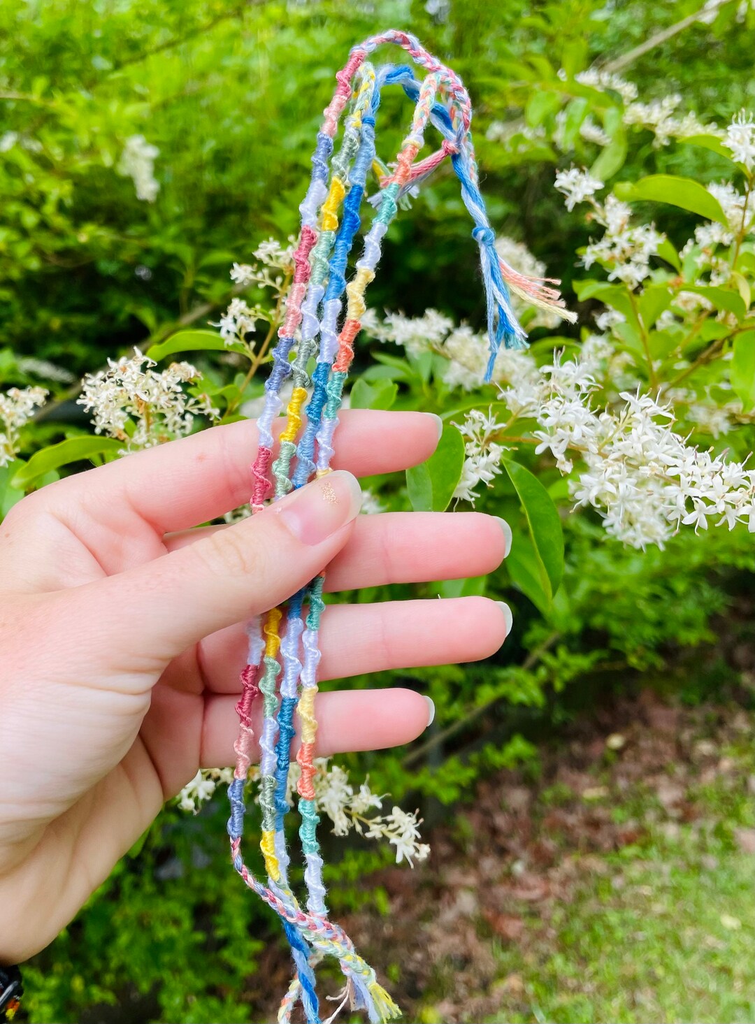 Staircase Friendship Bracelets, Boho Bracelets, Vintage, Jewelry,anklet ...