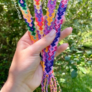 Woven Arrowhead Friendship Bracelets, Handmade, Cotton, Keychain ...