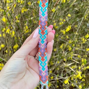 Woven Arrowhead Friendship Bracelets, Handmade, Cotton, Keychain ...